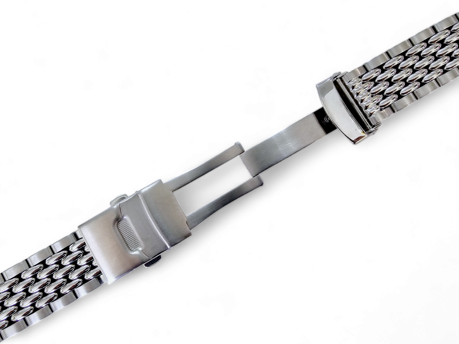 Prestige Beads of Rice Bracelet Watch Strap 316L Stainless Steel 18mm ...
