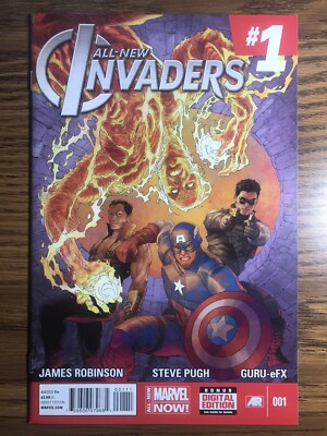 ALL-NEW INVADERS 1 NM CAPTAIN AMERICA Mukesh Singh Cover MARVEL COMICS ...