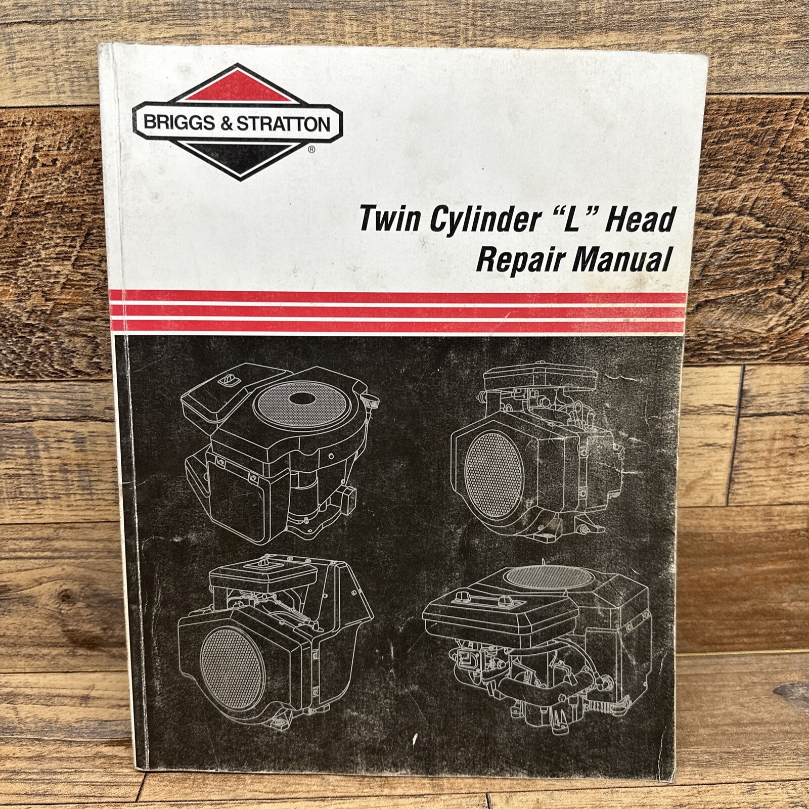 Briggs & Stratton Repair Manual for 4-Cycle Twin Cylinder "L" Head Engines Book | eBay