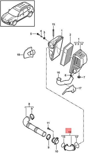 Genuine PORSCHE Intake Manifold 95811011310 | eBay