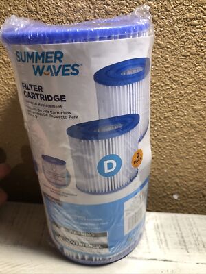 NEW/SEALED Summer Waves / Polygroup TYPE D Pool Pump Filter Cartridge ...