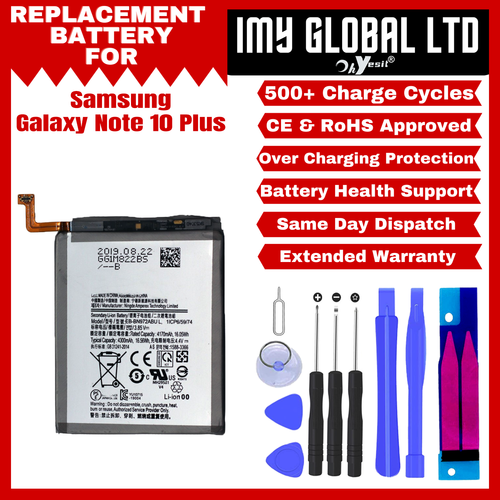 Genuine Samsung Battery Galaxy Note 10+ Plus mobile original phone ...