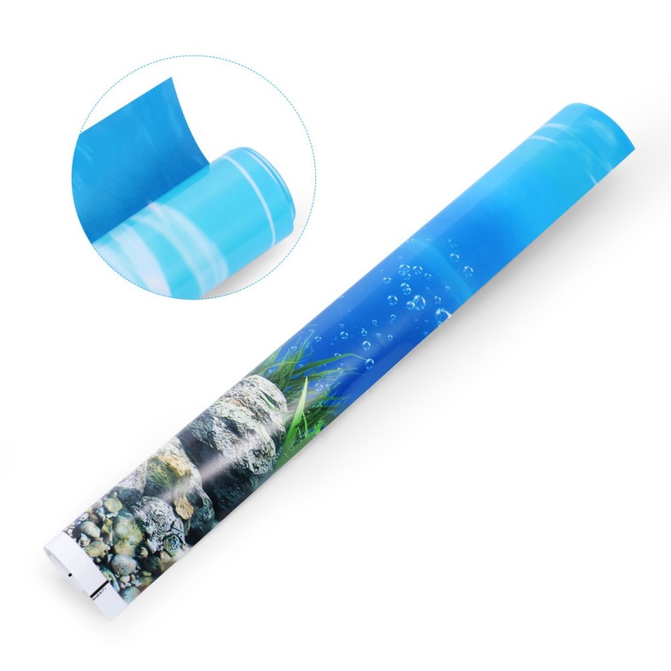 Fish Tank Backing Paper Double-sided Wallpaper Aquarium Background ...