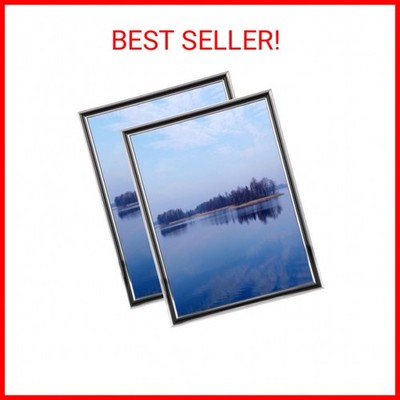 Aynoo 8x10 Picture Frame Black-Silver, Display Pictures 8x10 Picture ...