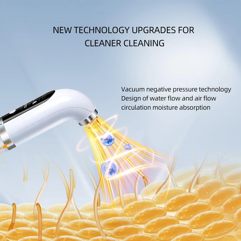 Electric Blackhead Remover Vacuum Pore Cleaner Nose Suction Acne ...
