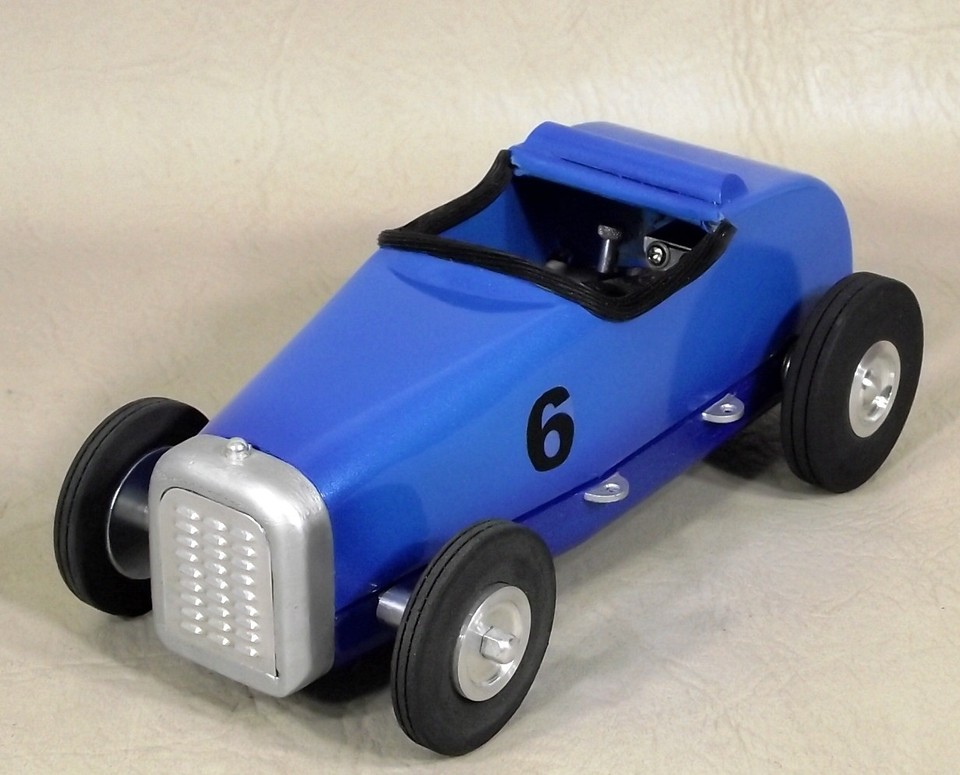 Custom Built Hot Rod Tether Car Highboy Roadster w/Torpedo .15 Motor | eBay