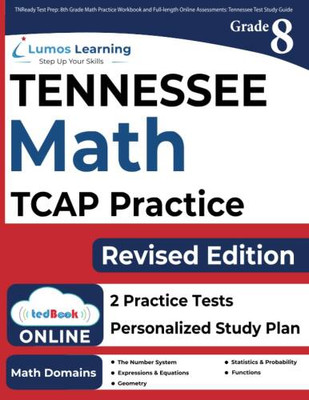 TNReady Test Prep: 8th Grade Math Practice Workbook and Full-length ...