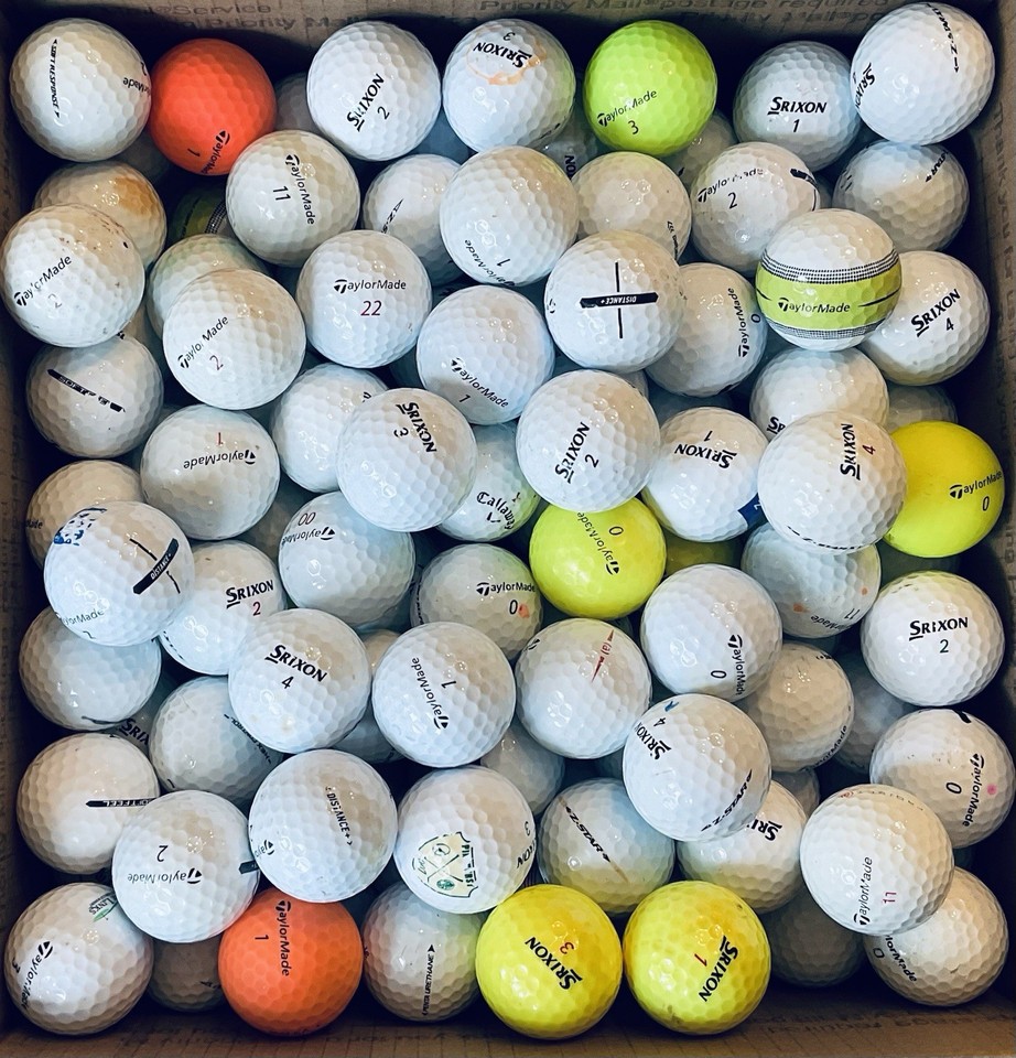 160 Srixon - TaylorMade - Callaway Golf Balls Used Mixed Lot Grade 4A ...