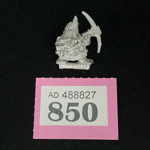 DWARFS MINER WARHAMMER FANTASY OLD WORLD METAL DWARVES DWARF PICK AXE ...