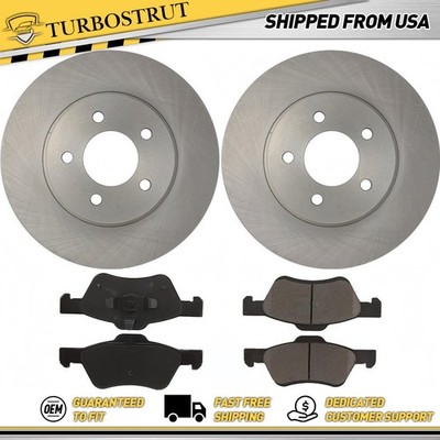 Front Brake Pads and Rotors Kit for 2008 Ford Escape Lifetime Warranty ...