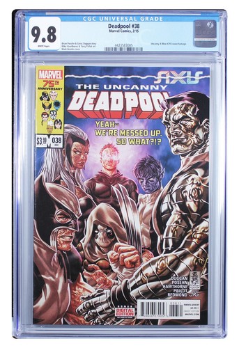 Deadpool #38 Uncanny X-Men #210 Homage CGC NM/MT 9.8 White Pages ...
