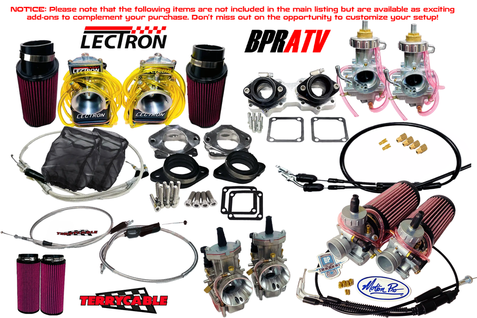 BPRATV Yamaha Banshee 521 Super Cub Cylinder 72mm 10mm Wiseco Top End ...