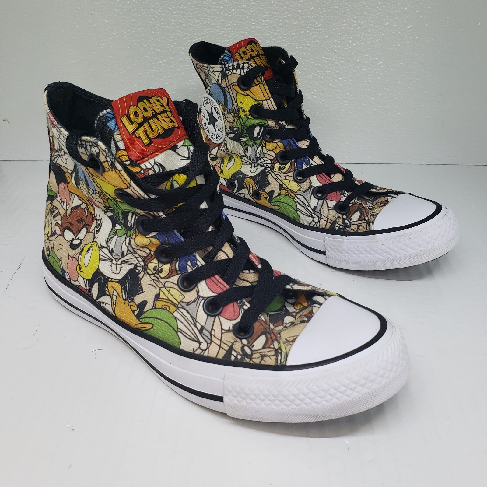 Converse All Star Chuck Taylor Looney Tunes High Top Sneakers Shoes ...