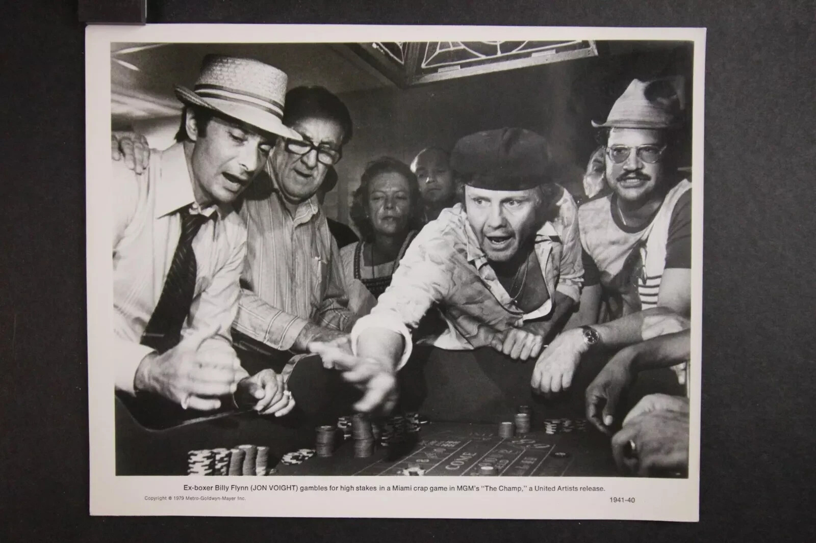 SUPER RARE!! 8X10 1979 ORIG "THE CHAMP" Jon Voight Faye Dunaway Ricky ...