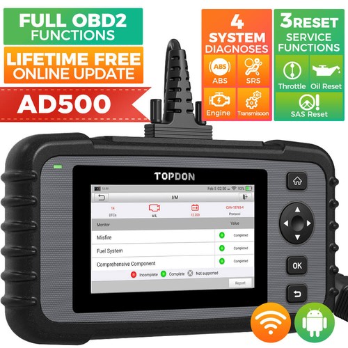 Check Engine OBD2 Scanner Transmission ABS SRS Code Reader Diagnostic ...