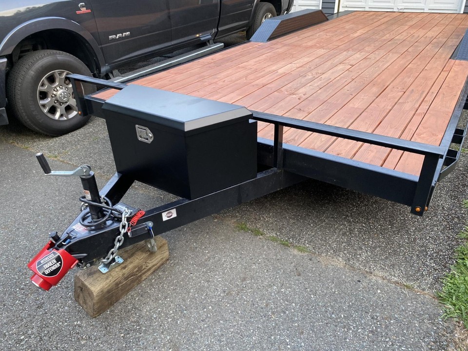 2-3/4 cu. ft. Steel Trailer Tongue Box Truck Tool Storage Heavy Duty ...