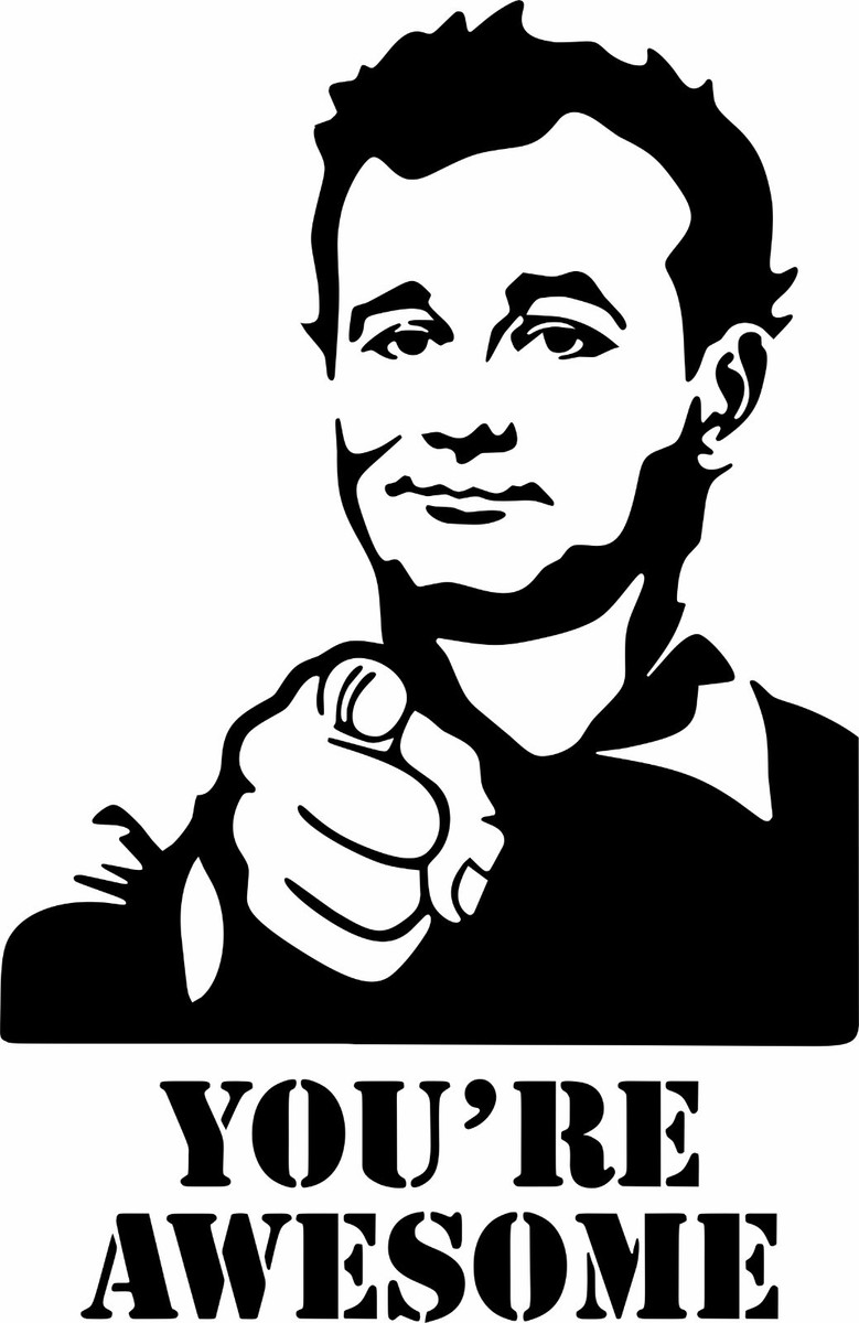 Bill Murray Vector Decal