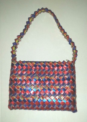 One of a Kind Prison Art Handmade Purse Handbag Zipper Closure | eBay