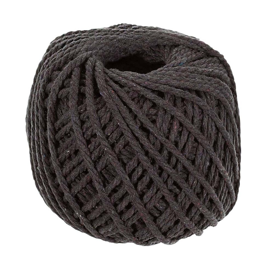 Craft County 100M-4mm Diameter Crafting Cotton Rope - 5 Colors-Macrame ...