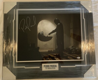Pedro Pascal Signed Autographed Framed Madalorian 16x20 Photo Star Wars ...