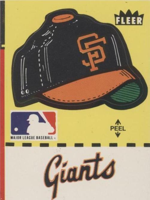 1981 Fleer Team Logo Stickers - San Francisco Giants Hat and Logo for ...