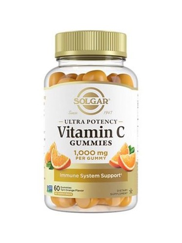 Immune Support Vitamin C Gummies - 1,000 MG - Orange Flavor (60 Gummies ...