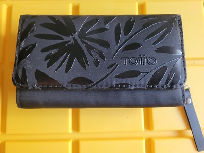 Totto Womens Black Trifold Wallet Rare!! | eBay