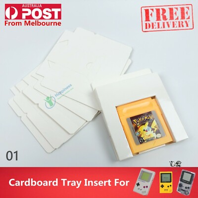 Cardboard Tray Insert For Nintendo Gameboy Color DMG & GBP & GBC Game ...