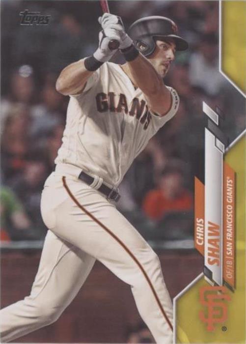 2020 Topps - Chris Shaw #362 Yellow for sale online | eBay