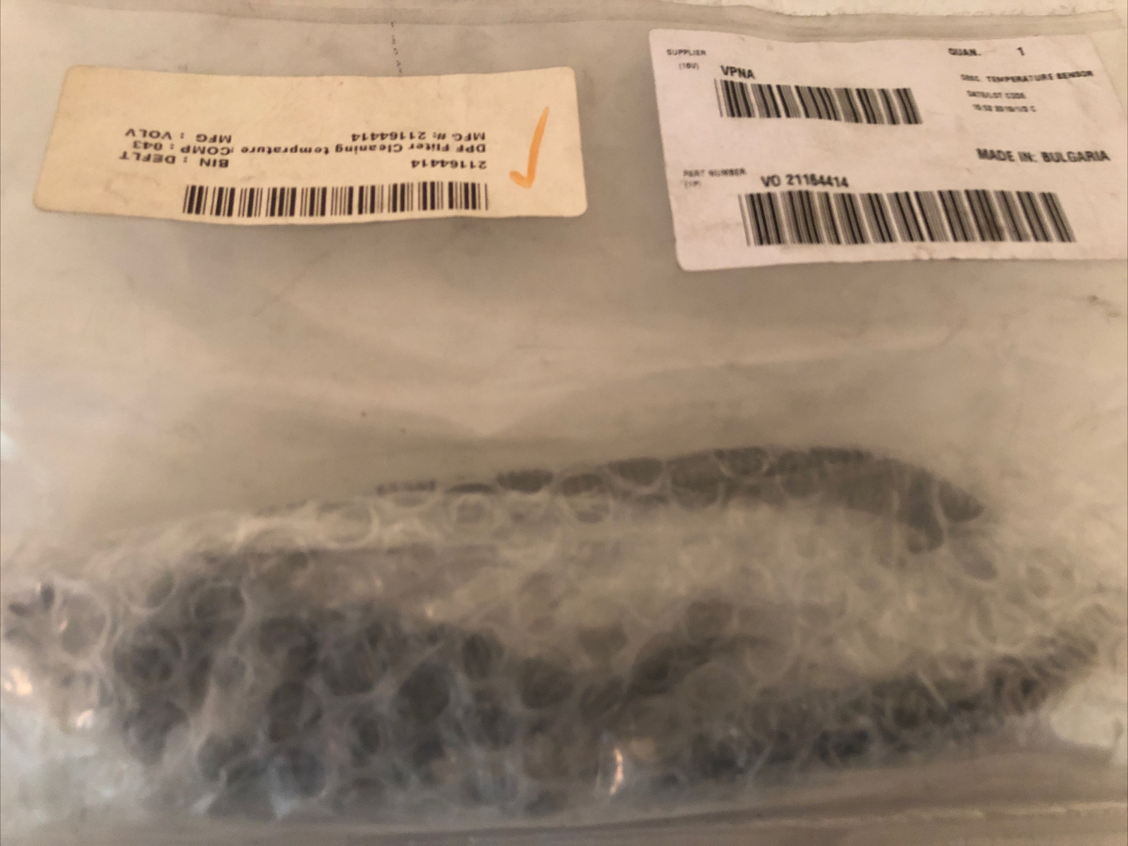 GENUINE VOLVO DPF TEMP SENSOR 21164414 NEW OEM NOS | eBay