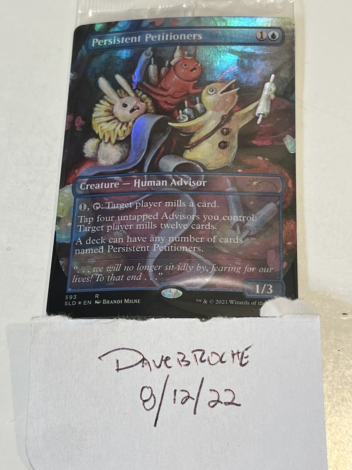 Magic the Gathering Persistent Petitioners 593 MTG Secret Lair Drop ...