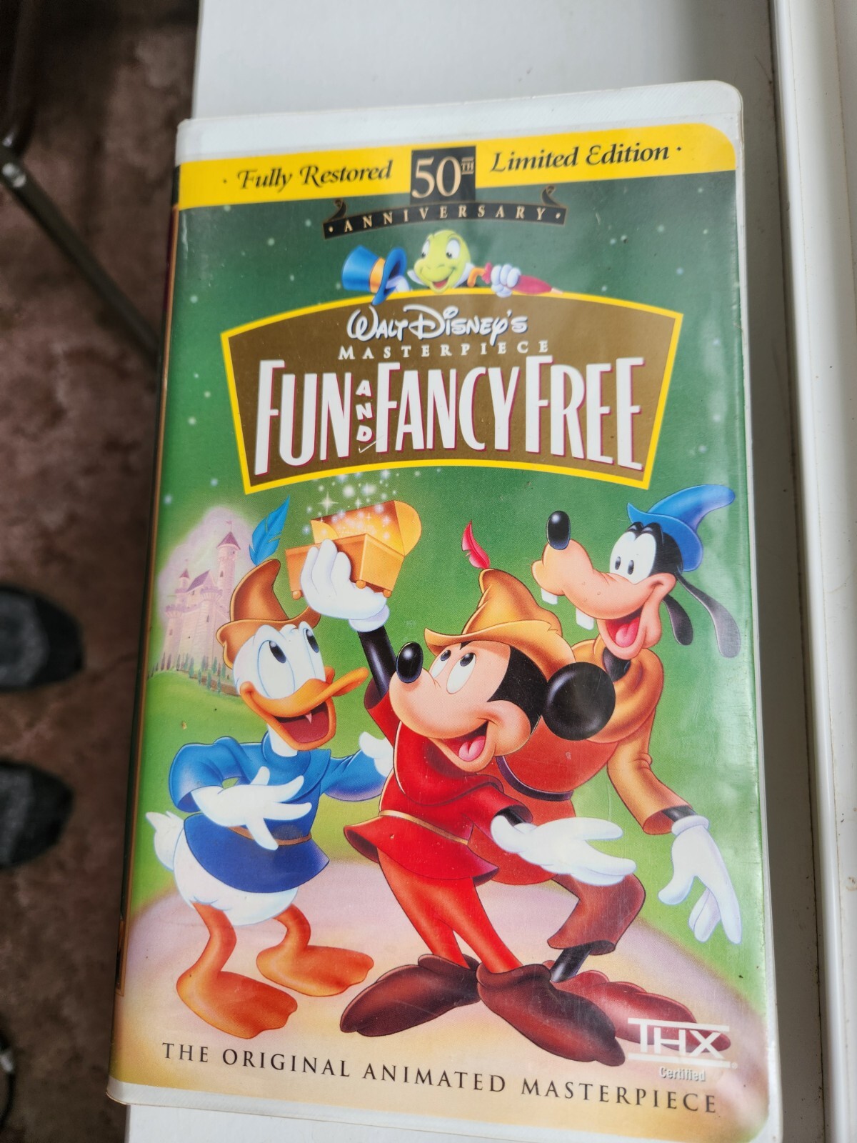 Walt Disney Masterpiece Fun and Fancy Free VHS 50th Anniversary Limited ...