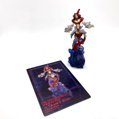 Final Fantasy Creatures TRANCE KUJA Full Color Card Set Mini Figure ...