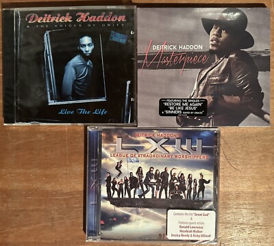 Deitrick Haddon 3 CD Gospel Lot: Masterpiece, Live The Life & League Of ...