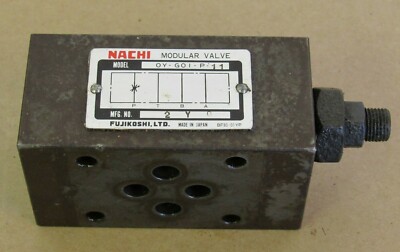 Hydraulic Valves - Nachi Modular Valve