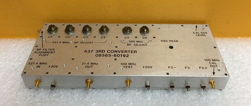 HP Agilent 08565-60192 A37 / 3RD Converter. for 8565A, 8569B Spectrum ...