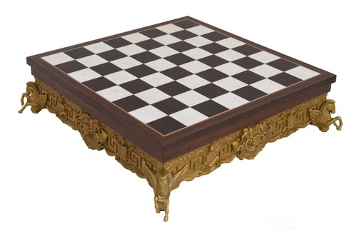 Italfama Roman Emperors Metal Chess Set Gold & Silver Plated Luxury ...