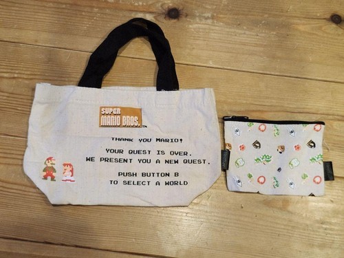 Super Mario Brothers Collaboration Bag Pouch Set Mini Appendix | eBay