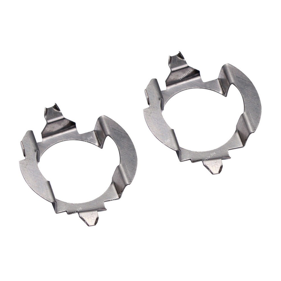10X H7 LED Headlight Bulb Adapter Holder Retainer Clip Metal Twist Clip ...
