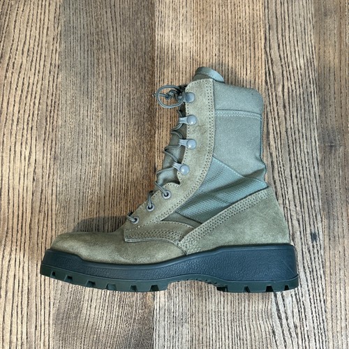 Vibram 5 1/2 USAF Air Force Military Combat Boots Sage Green Suede ...
