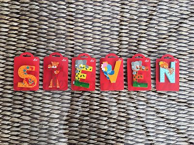Sevi : Wooden Animal Letters - STEVEN | eBay