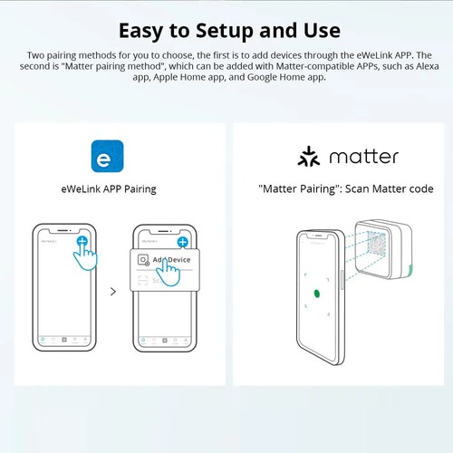 MINIR4M Extreme Wifi Smart Switch Matter Wireless Controller Wi-Fi ...