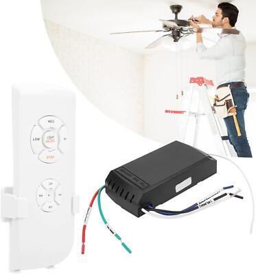 Universal Wireless Ceiling Fan Remote Control Kit with 3 Speeds | eBay UK