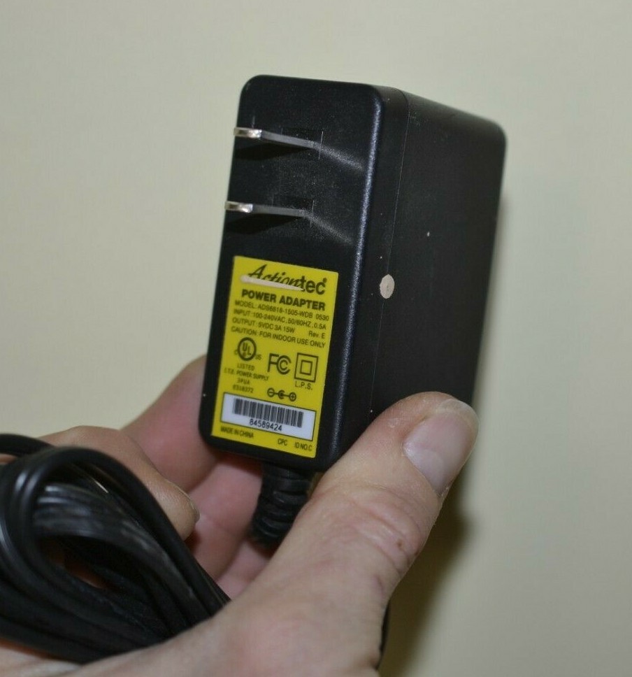 Actiontec AC Adapter ADS6818-1505-WDB 0530 5V DC 3A 15W MI424WR | eBay