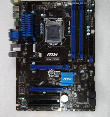 MSI Z87-G41 PC Mate Motherboard LGA1150 Chipset Intel Z87 DDR3 With I/O ...
