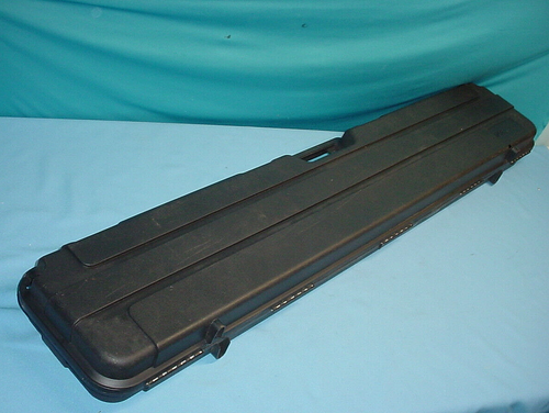 Doskocil Black Hard Shell Gun Case 52" x 9" x 4" Shotgun Rifle Lockable ...