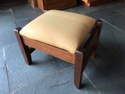 antique Arts and Crafts Stickley style foot stool | eBay