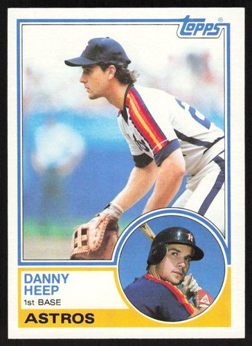 1983 Topps Baseball Danny Heep #538 Houston Astros | eBay