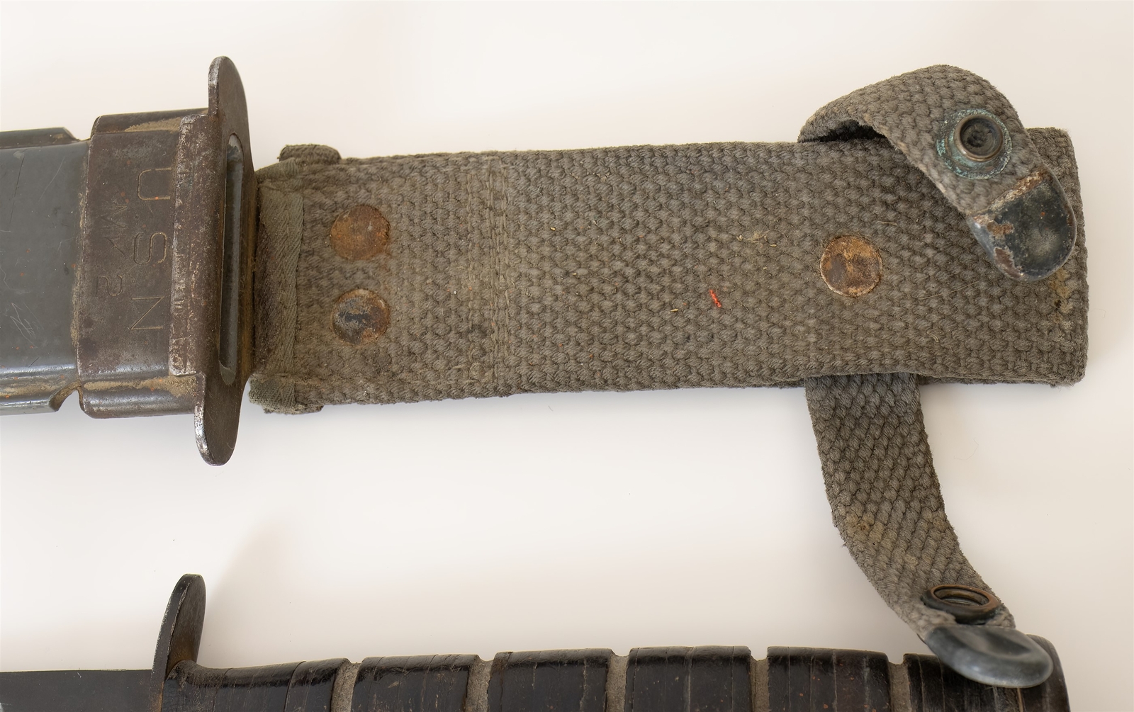 1944 USN Ka-Bar MK 2 Military WWII Fighting Knife with Scabbard Nord ...