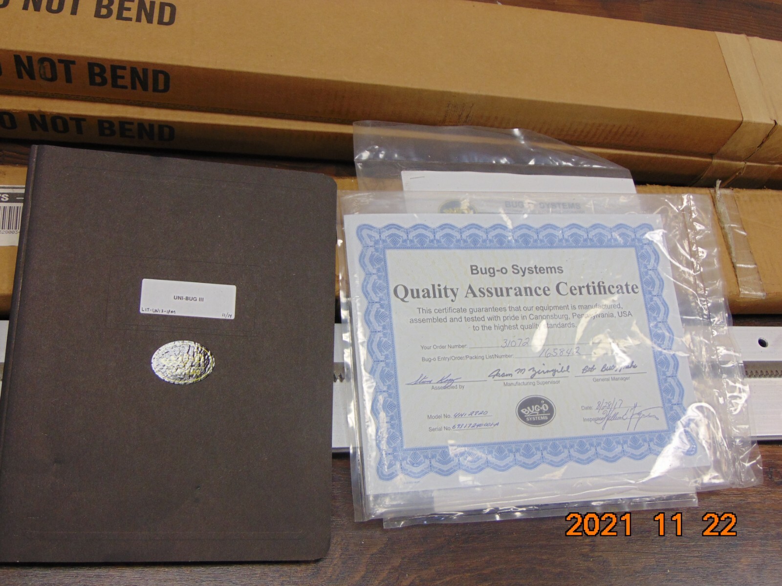 NEW BUG-O SYSTEMS UNI-BUG III MINI-VERT III MDS-1075 MINI-VERT 28 ...